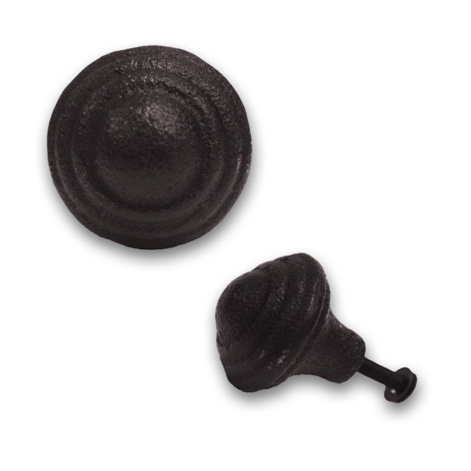 KB JS-90-6005 Cast Iron Drawer Knob black | Paint B'dazzle